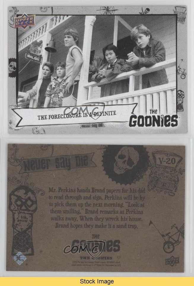 2024 The Goonies Black & White Variant Foreclosure is a Definite #V-20 ...