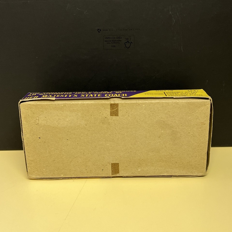 Vintage Paramount: HER MAJESTY'S STATE COACH ~ 1:30 Scale Model Kit ...