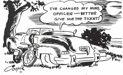 Pin Up Humor Police Double Entendre Risque Comic A/S? Cooper 1960 | eBay