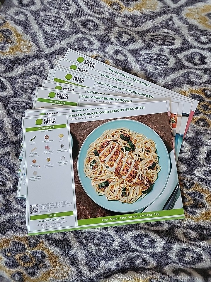 11 Random Hello Fresh Recipe Card Lot | Meal Prep, Cooking | Lunch ...