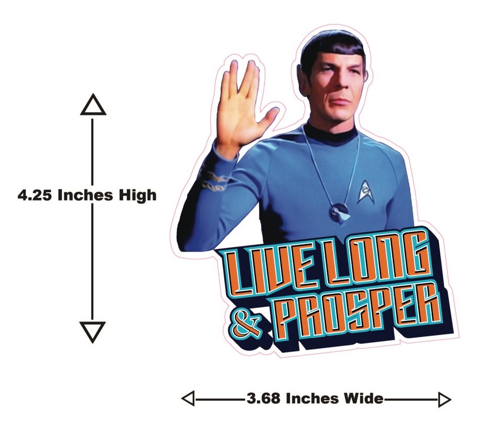 Star Trek: Spock Live Long and Prosper Decal | eBay