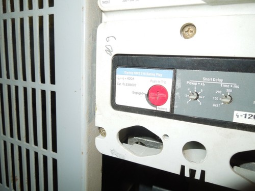 Cutler-Hammer HLD3600F 600A Frame 600A Rating Plug 3P 600V LES3600LSIG ...