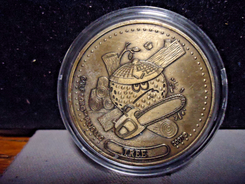 GOLF COINS PLUS "TREE" BRONZE CHALLENGE COIN 2007 | eBay