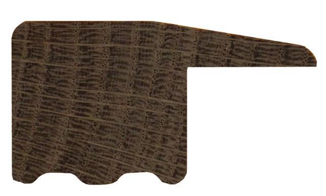 Solid Oak 15mm L section End Cap Wood Floor Moulding 900mm Trim Pre ...