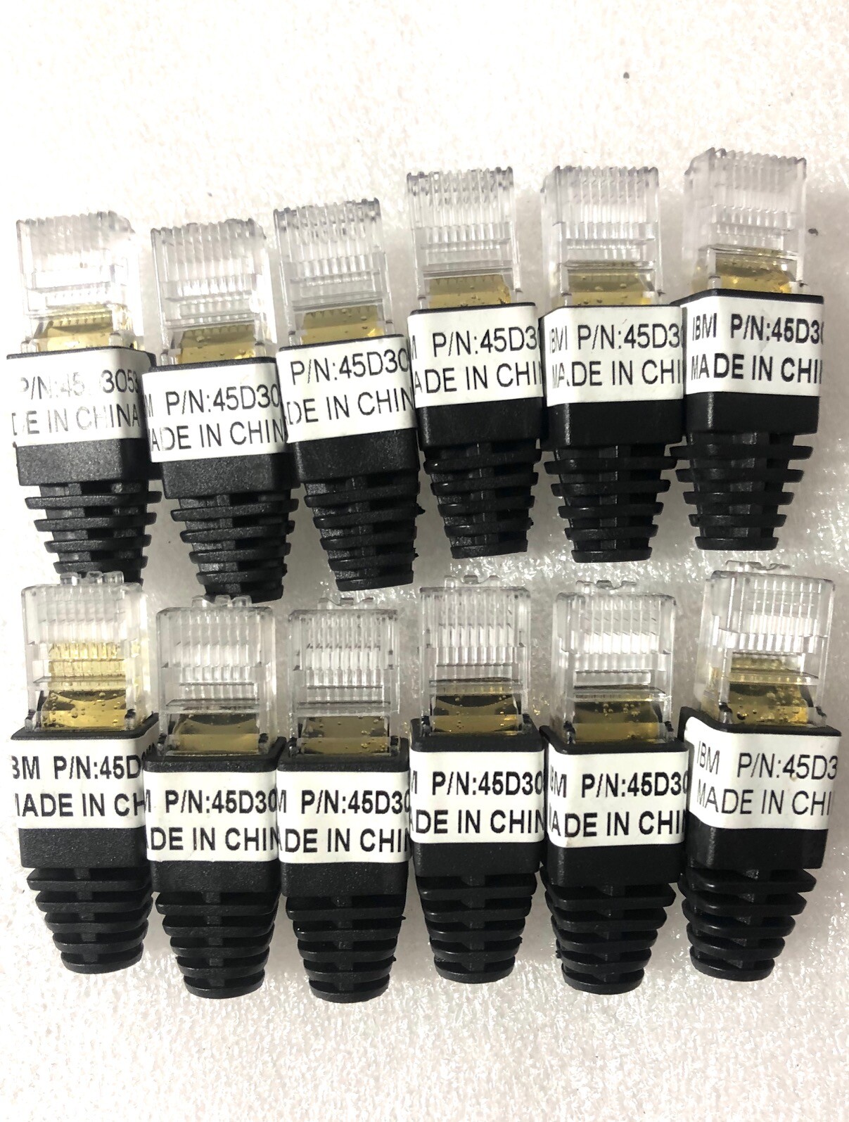 "LOT OF 12* IBM Ethernet Dummy Plugs 45D3053 | eBay