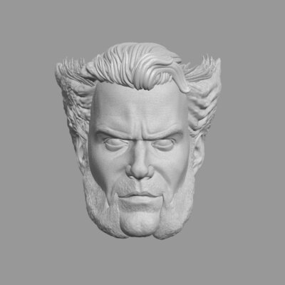 Cavillrine Deadpool 3 Wolverine custom head for Marvel & other action ...