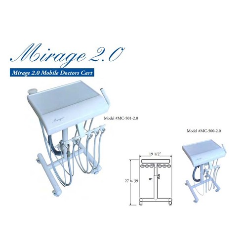 TPC Dental Mirage 2.0 Mobile Doctors Cart | eBay