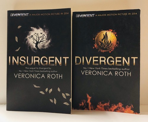 Insurgent & Divergent Books By Veronica Roth (Lot of 2 Paperbacks) Book ...