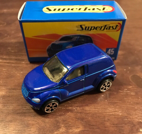 Matchbox Chrysler Panel Cruiser #045 MBX ‘05 Superfast Blue Loose VHTF ...
