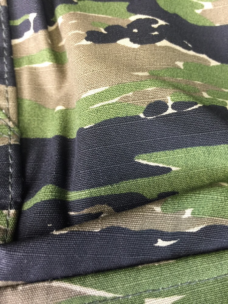 Asian Tiger Stripe Camo BDU Tactical Pants Zipper Fly 60/40 Ripstop ...