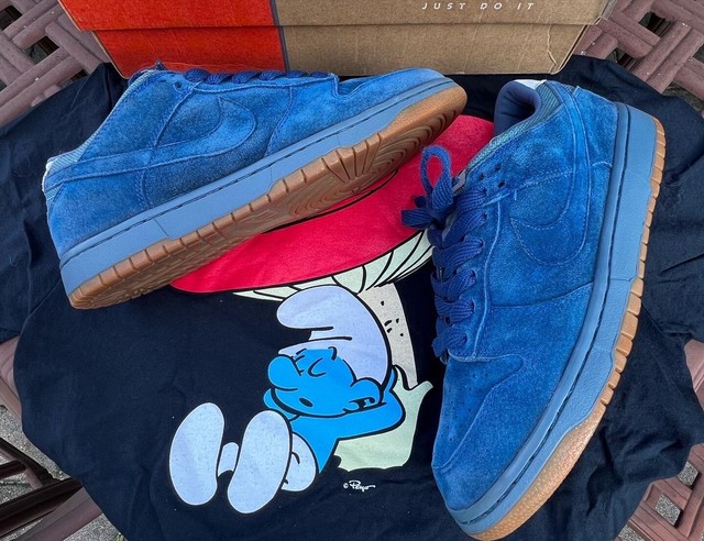Size 9 - Nike Dunk Low Pro B Smurf 1999 for sale online | eBay