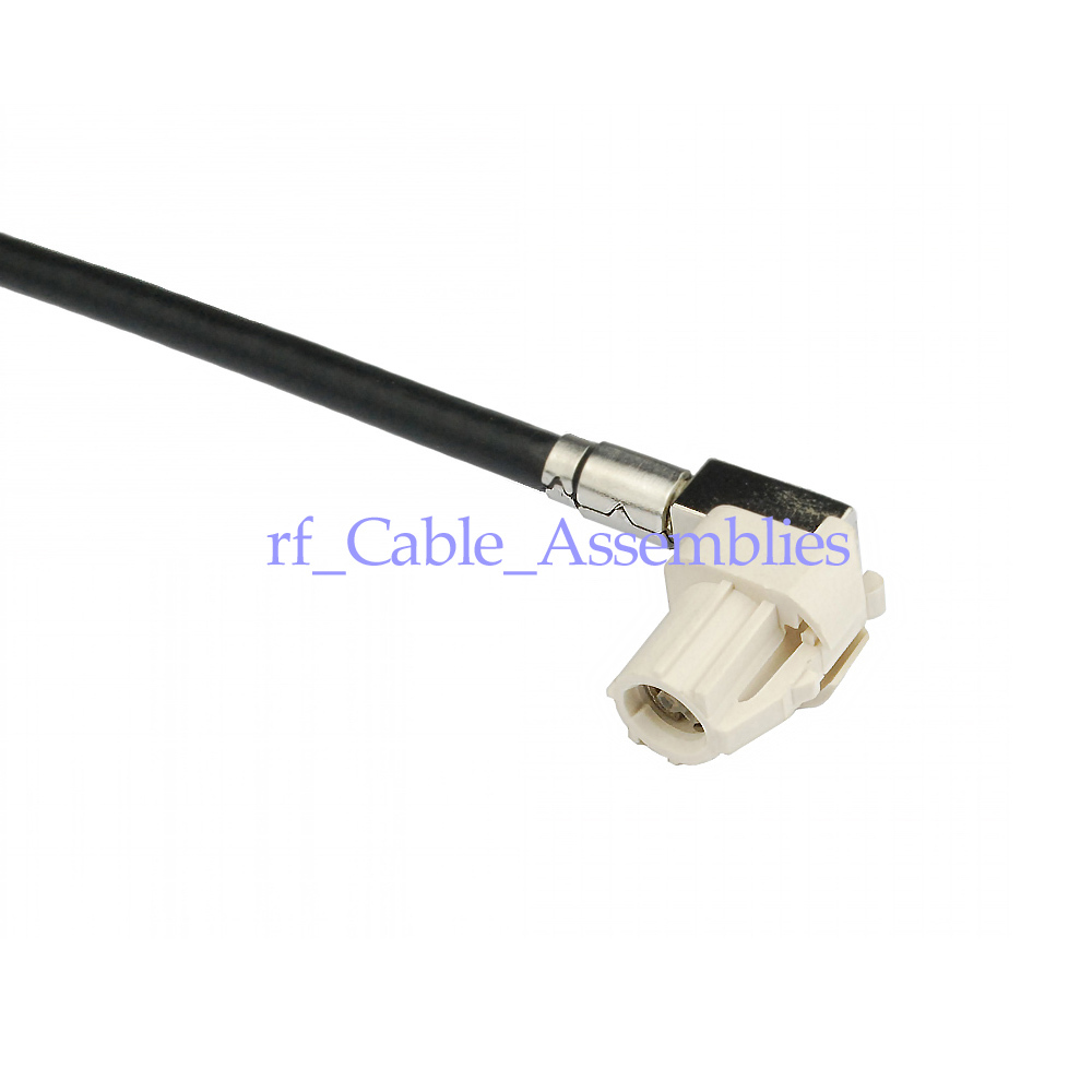 Vehicle FAKRA HSD B LVDS 1.2m Shielded Dacar 535 4-Core Cable For BMW ...