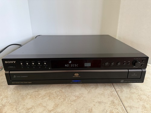SONY SCD-CE595 SUPER AUDIO CD PLAYER WITH BOX, MANUAL, REMOTE CONTROL ...