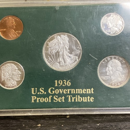 1936 U.S. Government Proof Set Tribute/ Fantasy Set Item 6461 | eBay