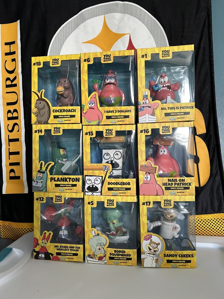 Youtooz SpongeBob Vinyl Figure Collection Lot | eBay