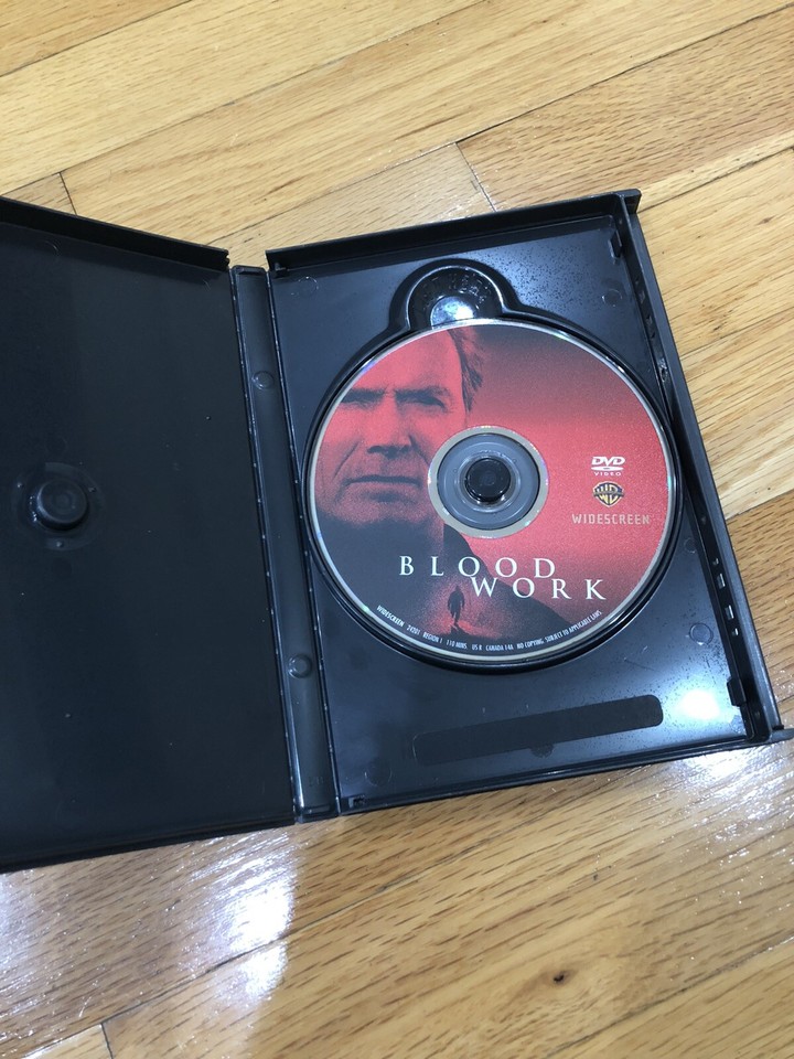 Blood Work (DVD, 2002, Widescreen, Clint Eastwood) 85392420124| eBay