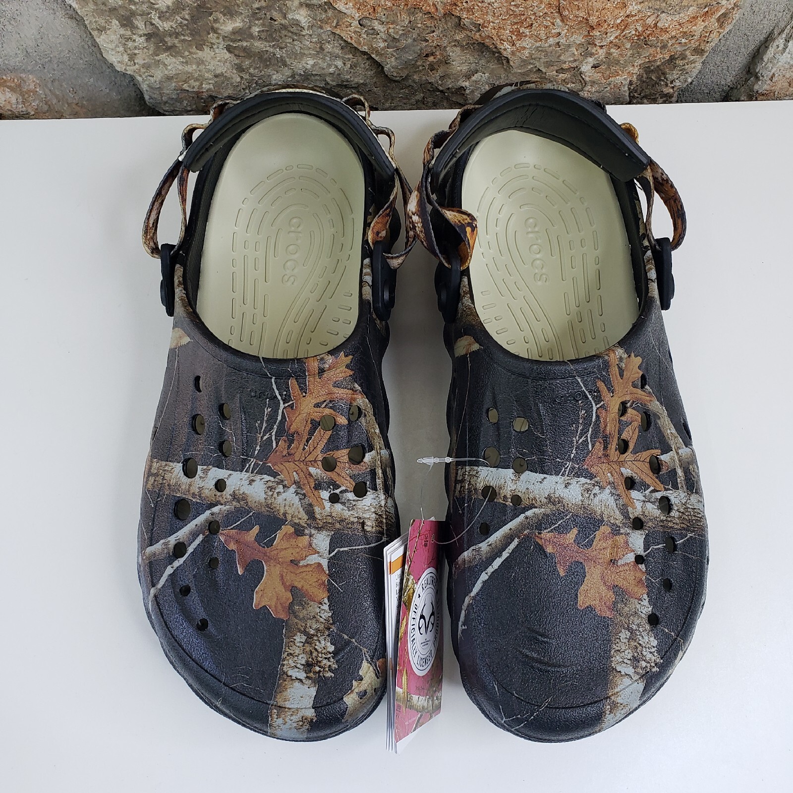 Crocs X Realtree Echo Clogs Edge Camo Black Mens Size 12 Camouflage ...