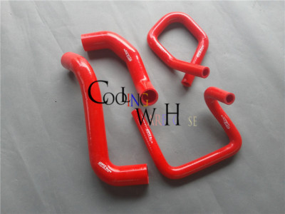 RED silicone radiator heater hose for Ford Territory SX SY 4.0L 6 Cyl ...