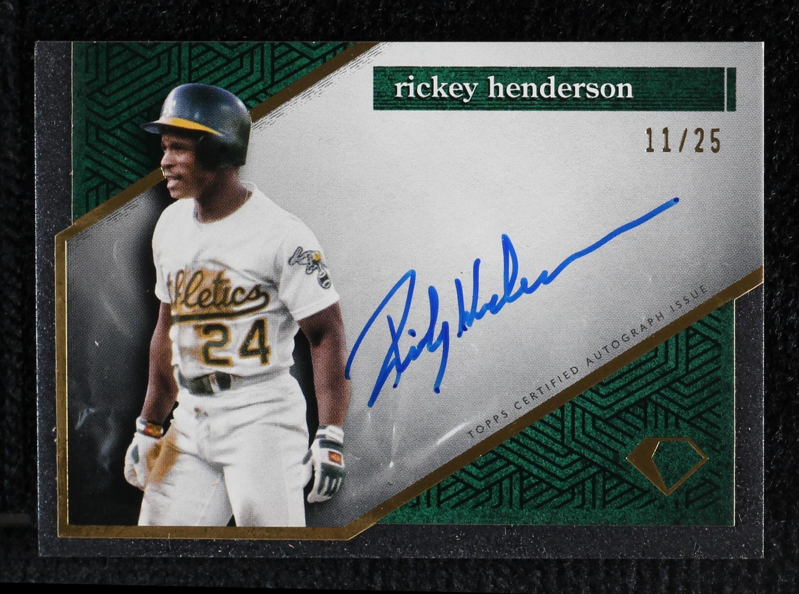 2024 Topps Diamond Icons - Autographs Rickey Henderson #AC-RHE /25 (AU ...