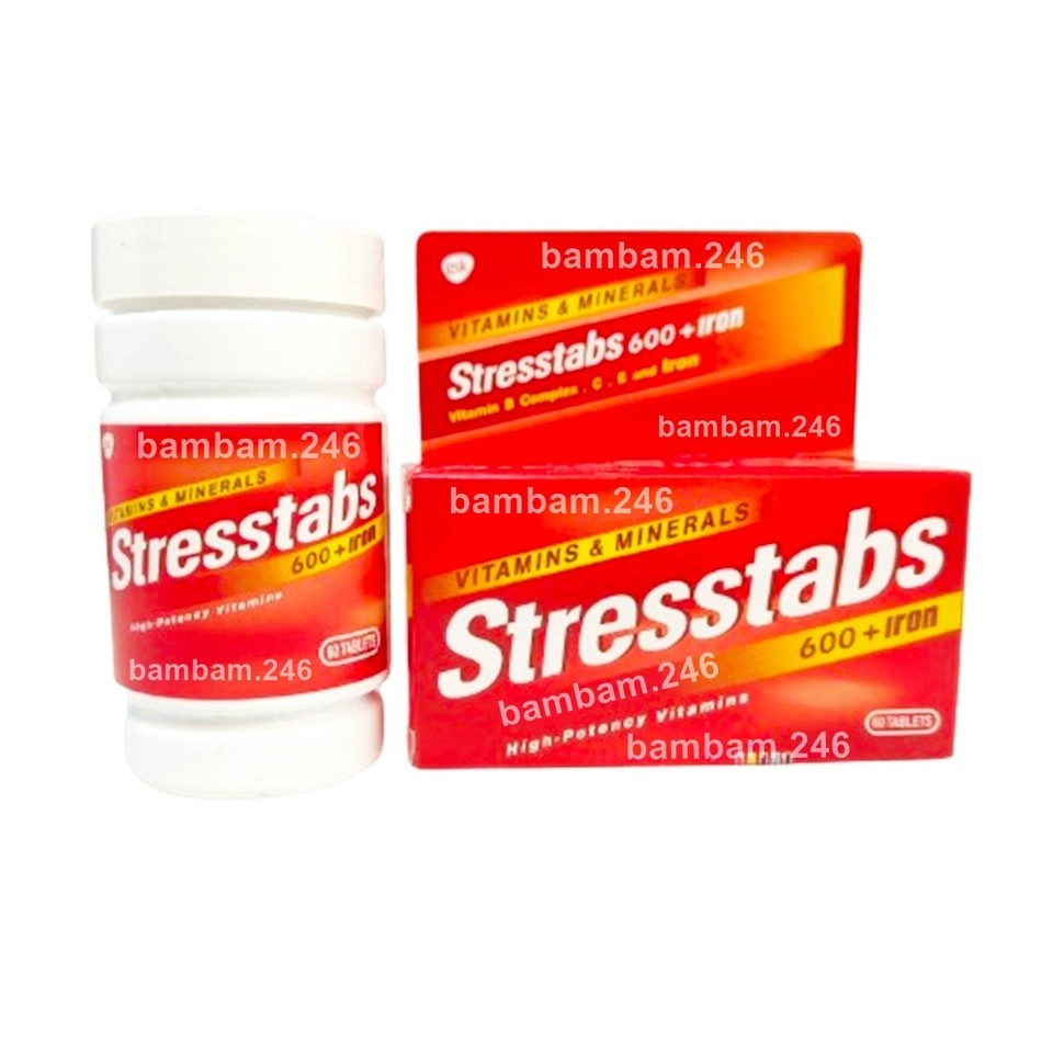 Stresstabs Multivitamins & Minerals with Iron 60 Tablets Healthy for ...