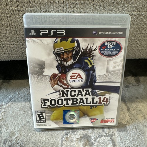 NCAA Football 14 PS3 - COMPLETE CiB w/ Manual College, Sony PlayStation ...
