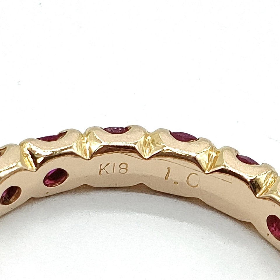 NO TARIFF Jewelry Ring Ruby 1ct Gold Yellow Gold Hot Pink 2331403 | eBay