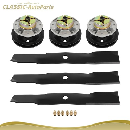 Deck Rebuild Set Spindle Blade Assembly for John Deere 325 4100 F735 ...