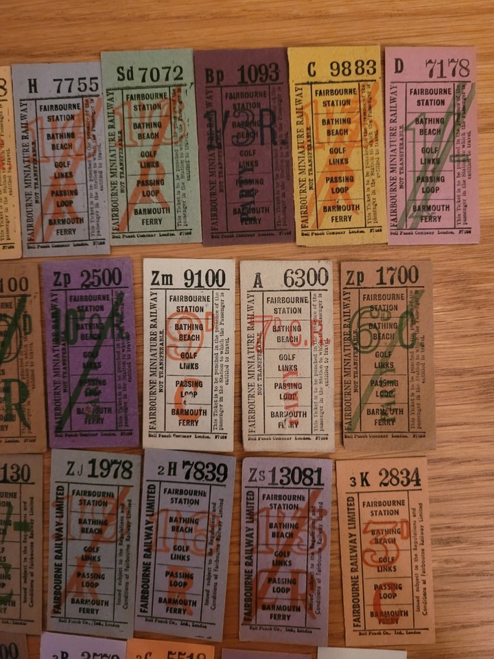 Fairbourne Railway/Minature Railway Tickets | eBay UK