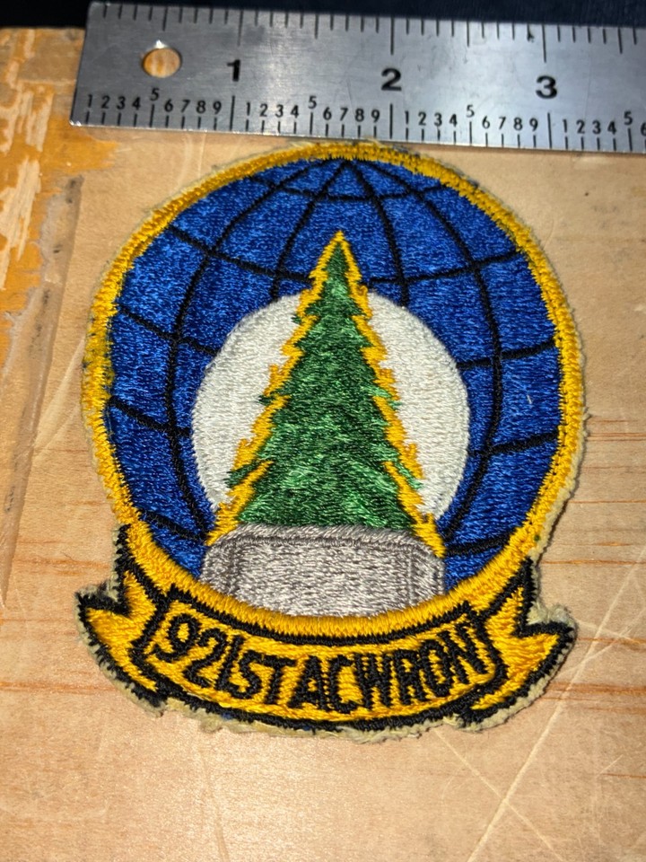 1950s/60s/Vietnam? US AIR FORCE PATCH-921st ACWRON-ORIGINAL USAF BEAUTY ...