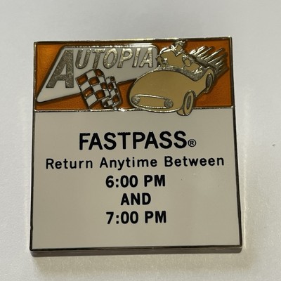 Disney WDI FASTPASS Autopia Pin LE 200 | eBay