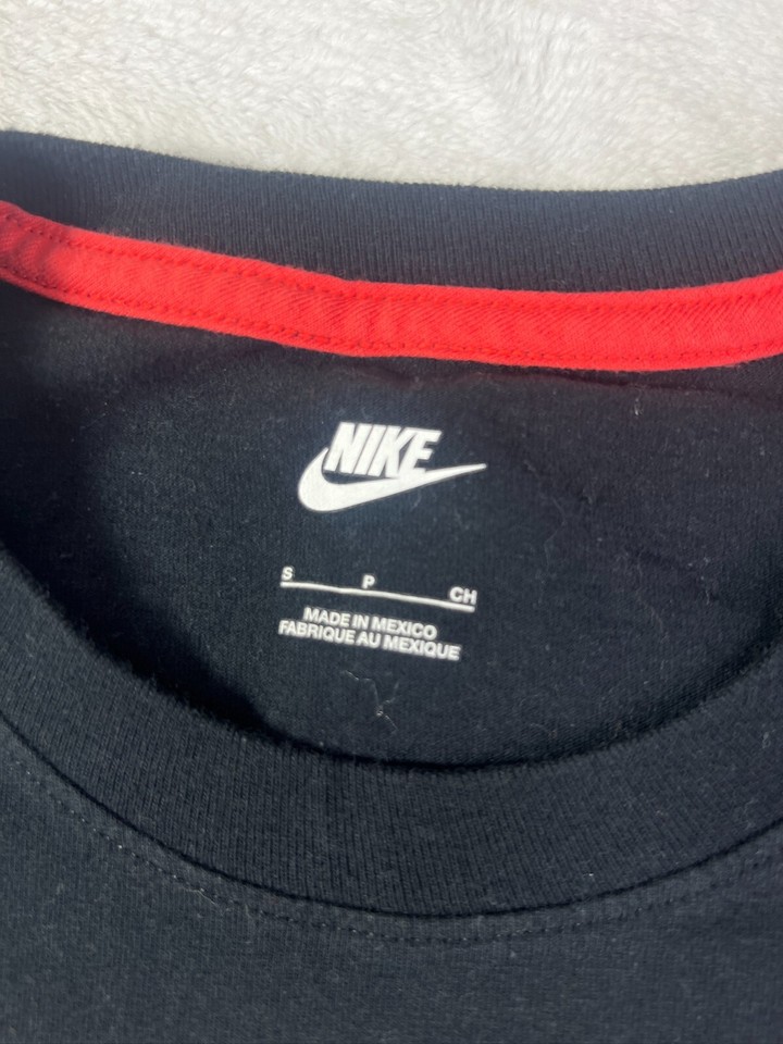 Nike Basketball Compass GFX Mens Black Tee Shirt Mens Small *Flaws* | eBay