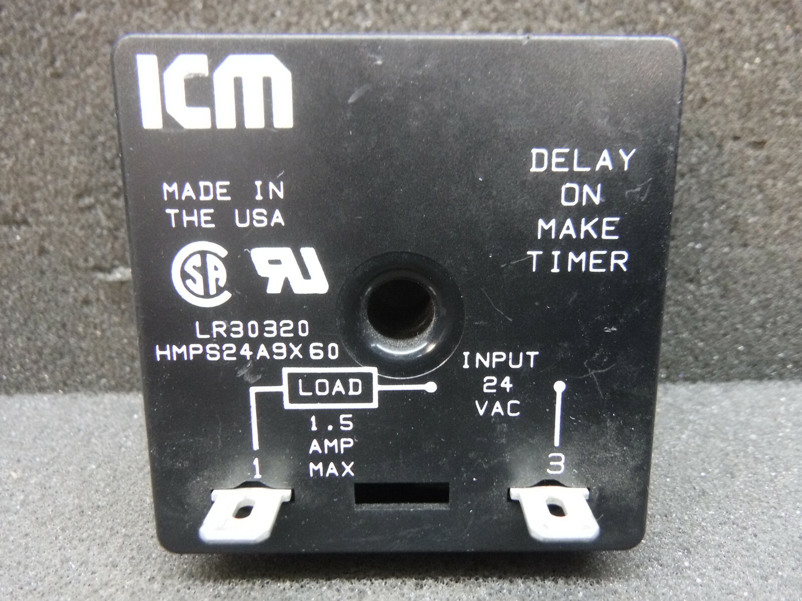 ICM LR30320 HMPS24A9X60 Delay On Make Timer Relay (Used) | eBay