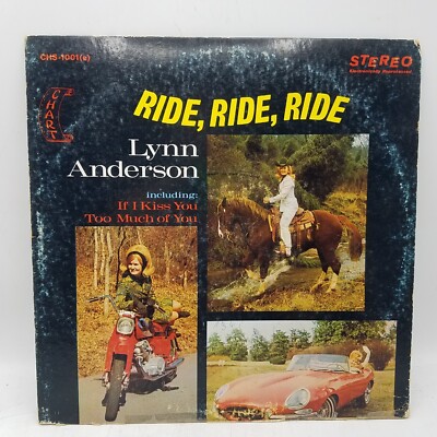 1967 LYNN ANDERSON Ride, Ride, Ride LP Vintage Vinyl Record 60s ...