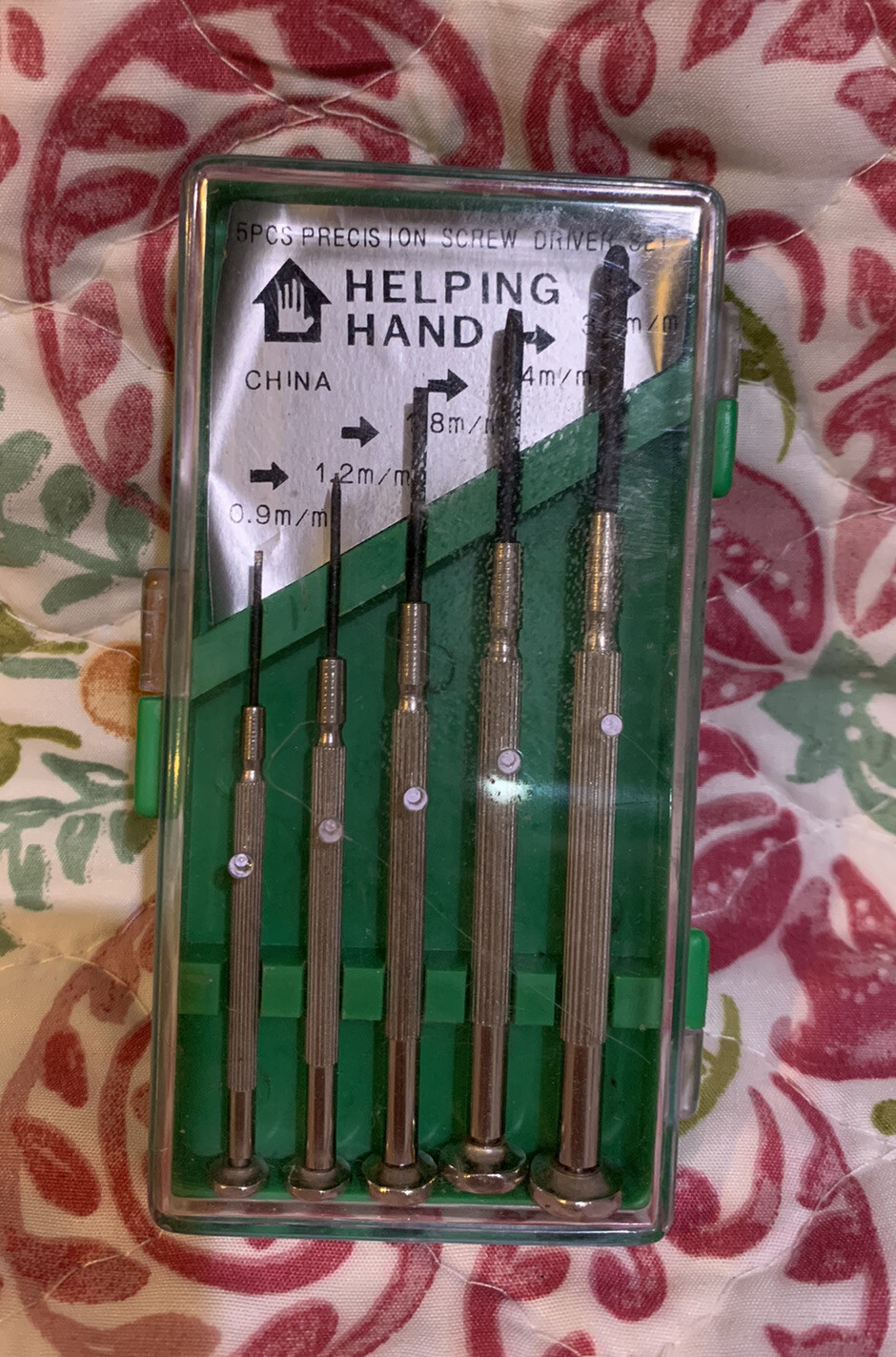 ️Helping Hand Jewelers Screwdrivers 5 Piece Set In Storage Box ...