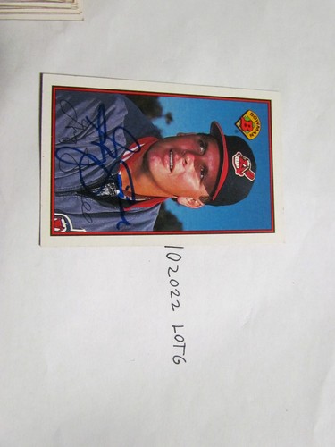 1989 Bowman Greg Swindell signed baseball card | eBay