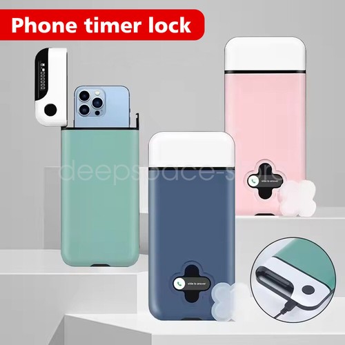 Smart Phone Timer Lock Box Self-Discipline Device Timed Lockbox Secure ...