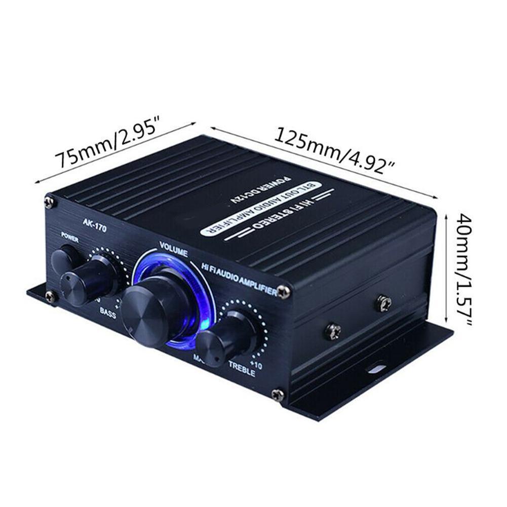 Small Power Amplifier Mini 12V Computer Car Mp3 Small Power Player | eBay