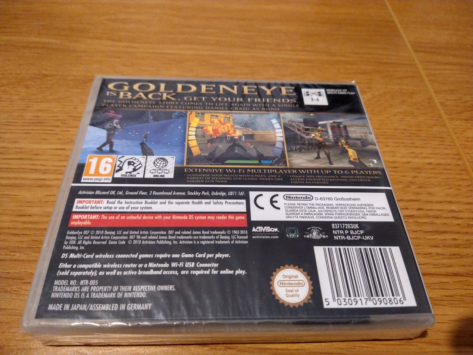 Goldeneye 007 Nintendo DS NDS 2ds DSL DSi 3ds Video Game UK Rel for ...