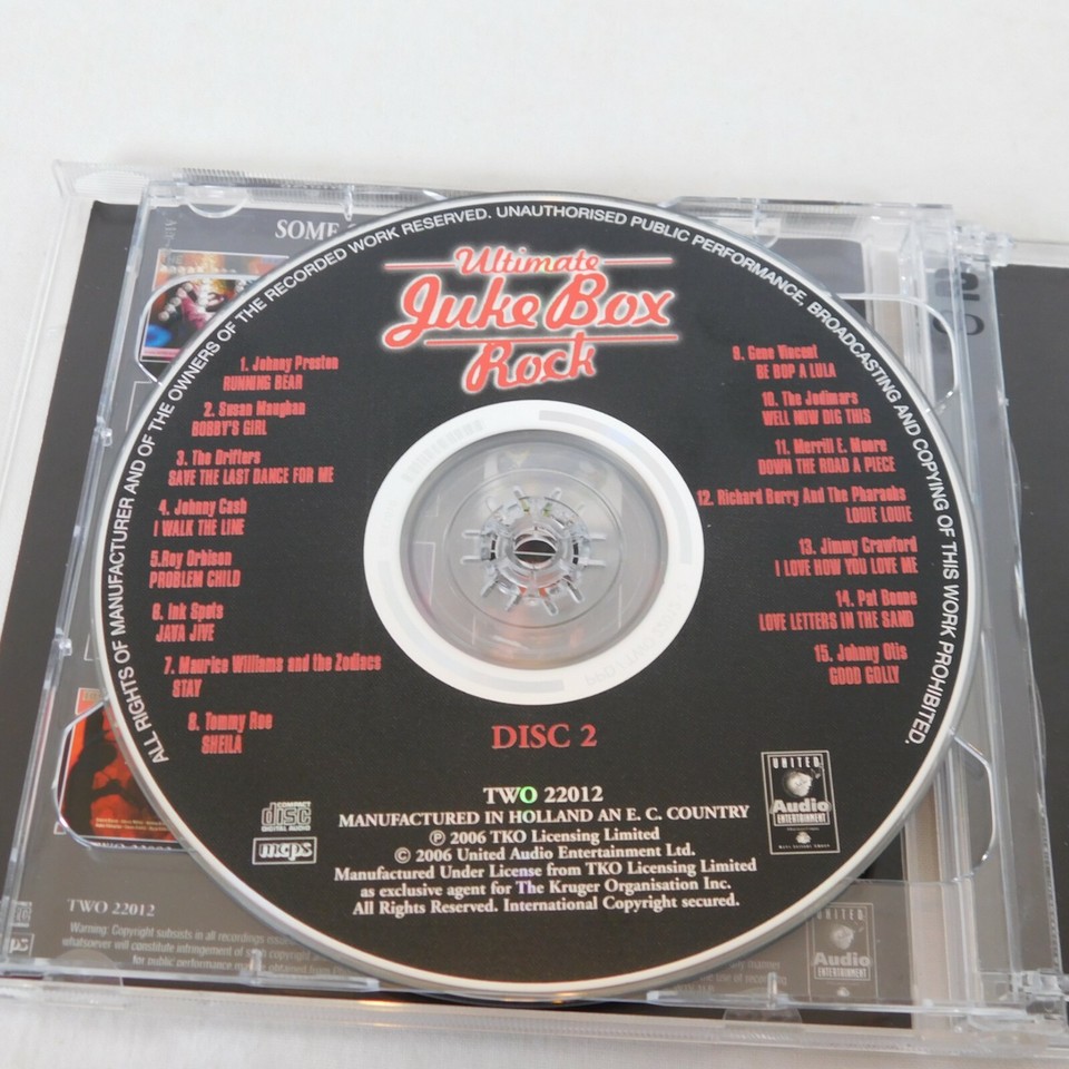 Ultimate Juke Box Rock Various Artists 2 CD Set 2008 Little Richard ...