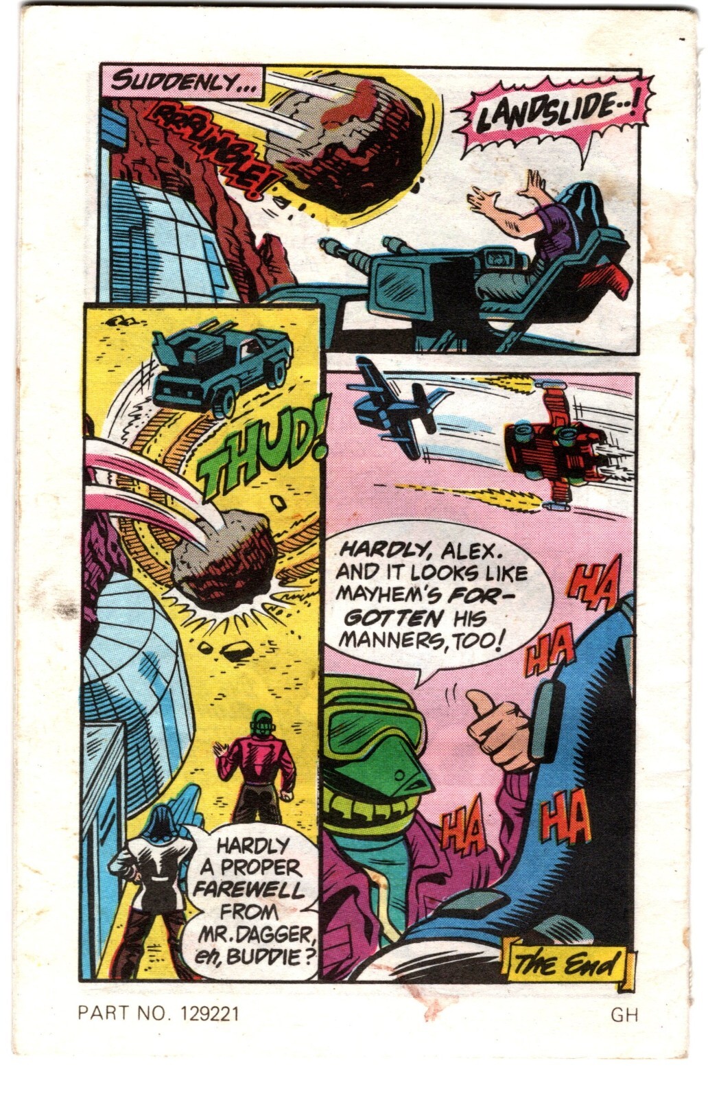 Vintage 1985 Kenner Mask M.A.S.K. "Assault on Boulder Hill" Mini Comic ...