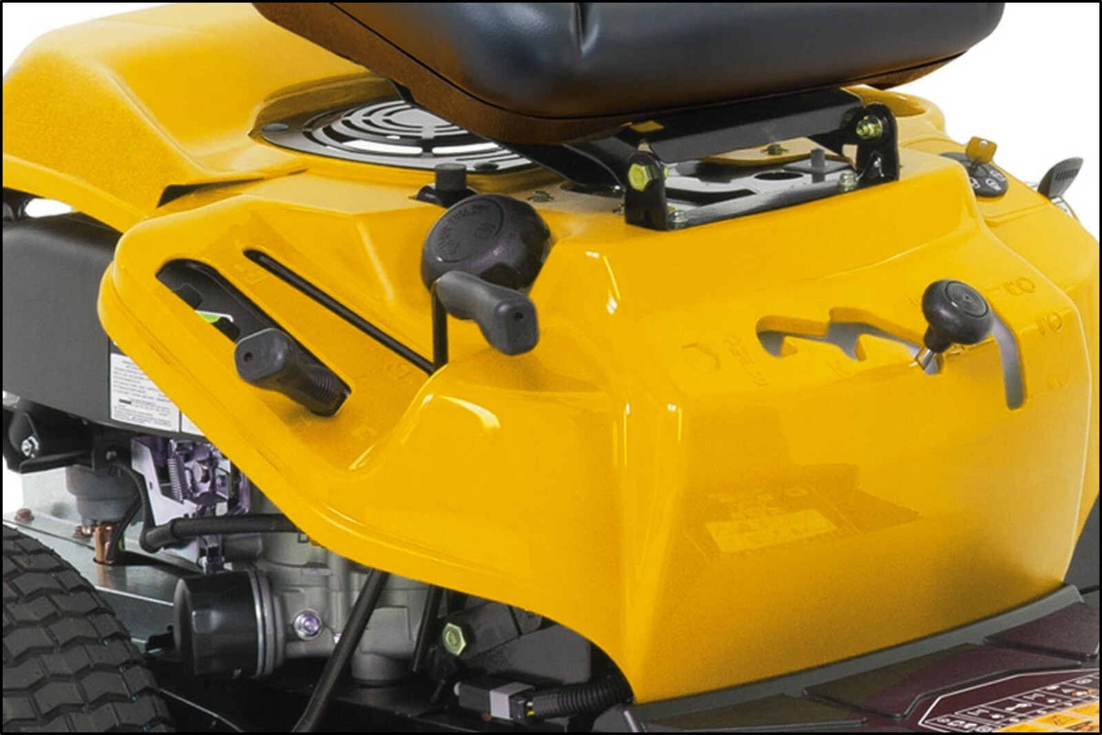 Cub Cadet LR1 NS76 30 inch Side Discharge Garden Ride-On Lawnmower Mini ...