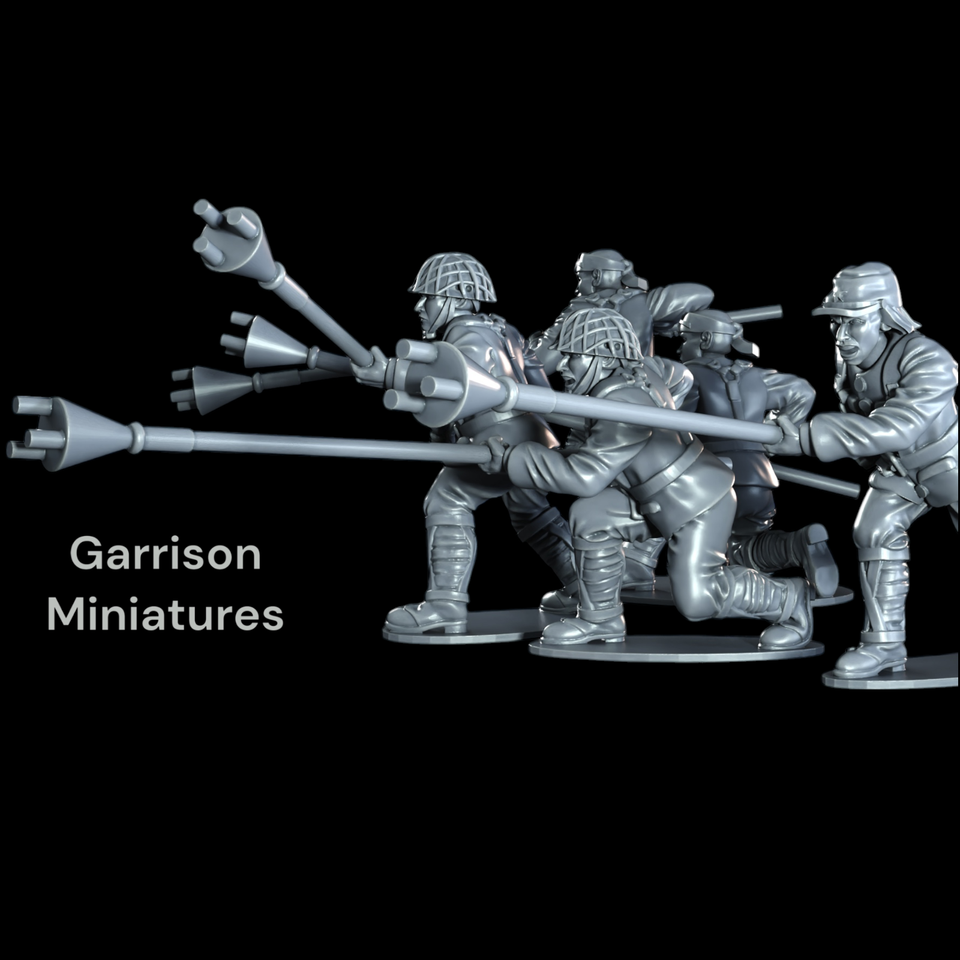 Japanese Tank Hunters X5 28mm WW2 Wargame & Display Miniatures | eBay