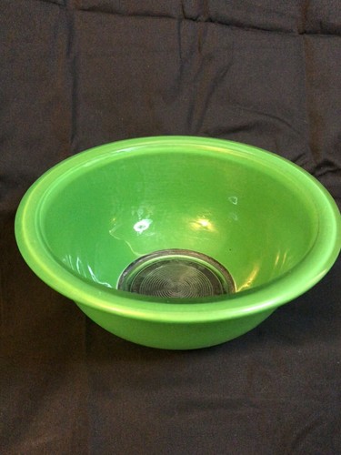 Vintage Pyrex #322 1 Liter Green with Clear Bottom Mixing Bowl 1980s | eBay