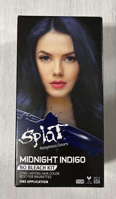 Splat MIDNIGHT INDIGO Rebellious Colors Hair Dye For Brunettes No ...