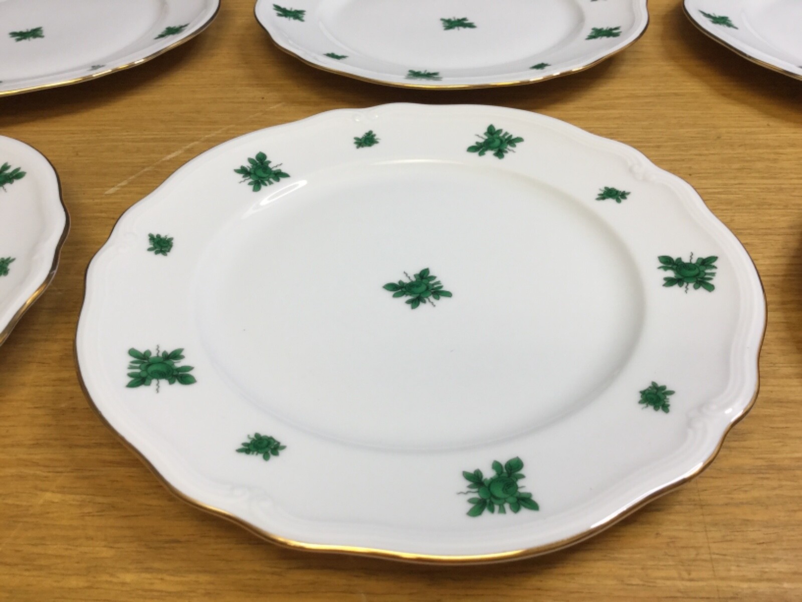 6 FURSTENBERG Germany Porcelain Dinnerware 7 1/2” Salad Plates | eBay