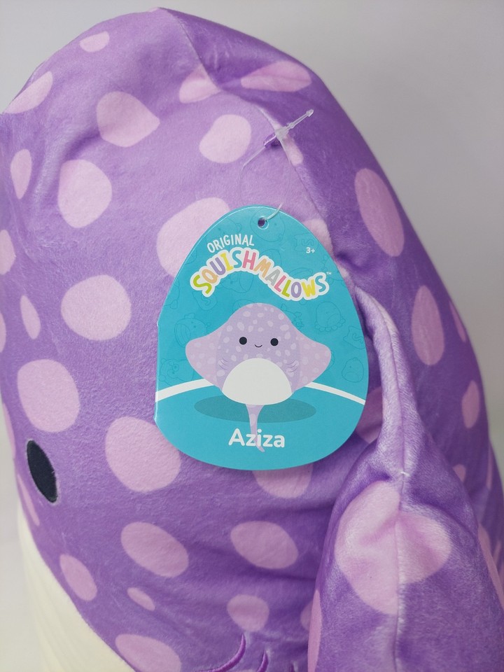 Squishmallows: AZIZA the Spotted Stingray 14" Plush Stuffed Toy ...