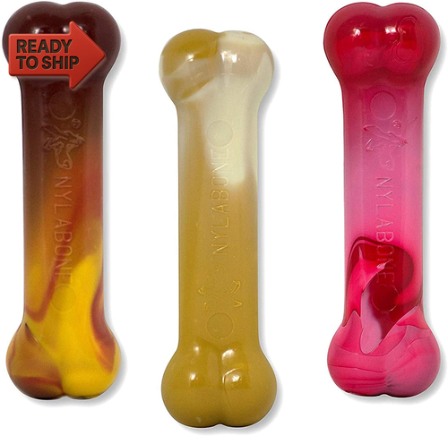 Power Chew Flavor Frenzy Bone Chew Toy for Dogs, Indestructible Chew T ...