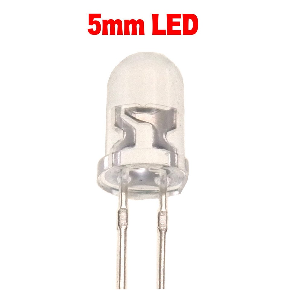 Ultra Bright Flashing / Flickering LEDs 3mm/5mm/8mm/10mm Multi Colour ...
