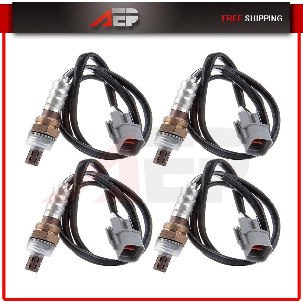 4pcs Upstream + Downstream Oxygen Sensor O2 for 03-06 Hyundai Tiburon ...