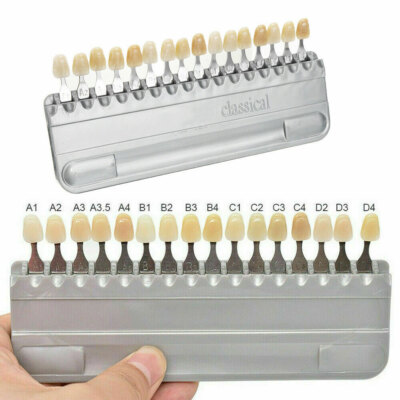 2PCS 16 Colors A1-D4 Shade Guide Teeth Dental Materials Durable ...